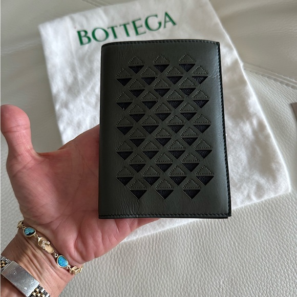 Bottega Veneta | Bags | Bottega Venetageometricpattern Leather Bifold ...